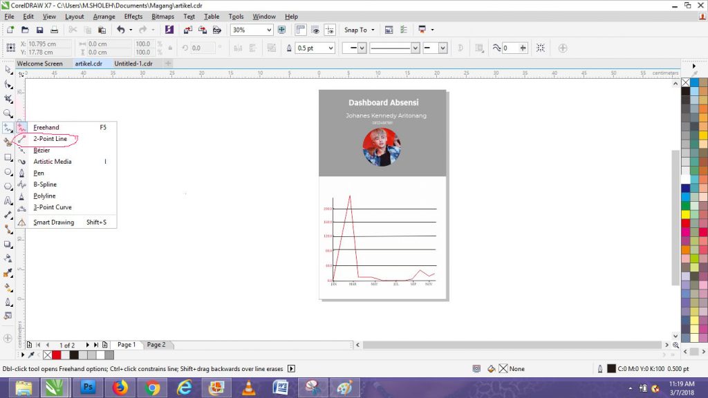 Langkah Langkah Membuat Chart Garis di Corel – Energeek The E ...