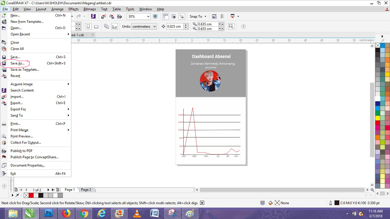 Langkah Langkah Membuat Chart Garis di Corel – Energeek The E ...
